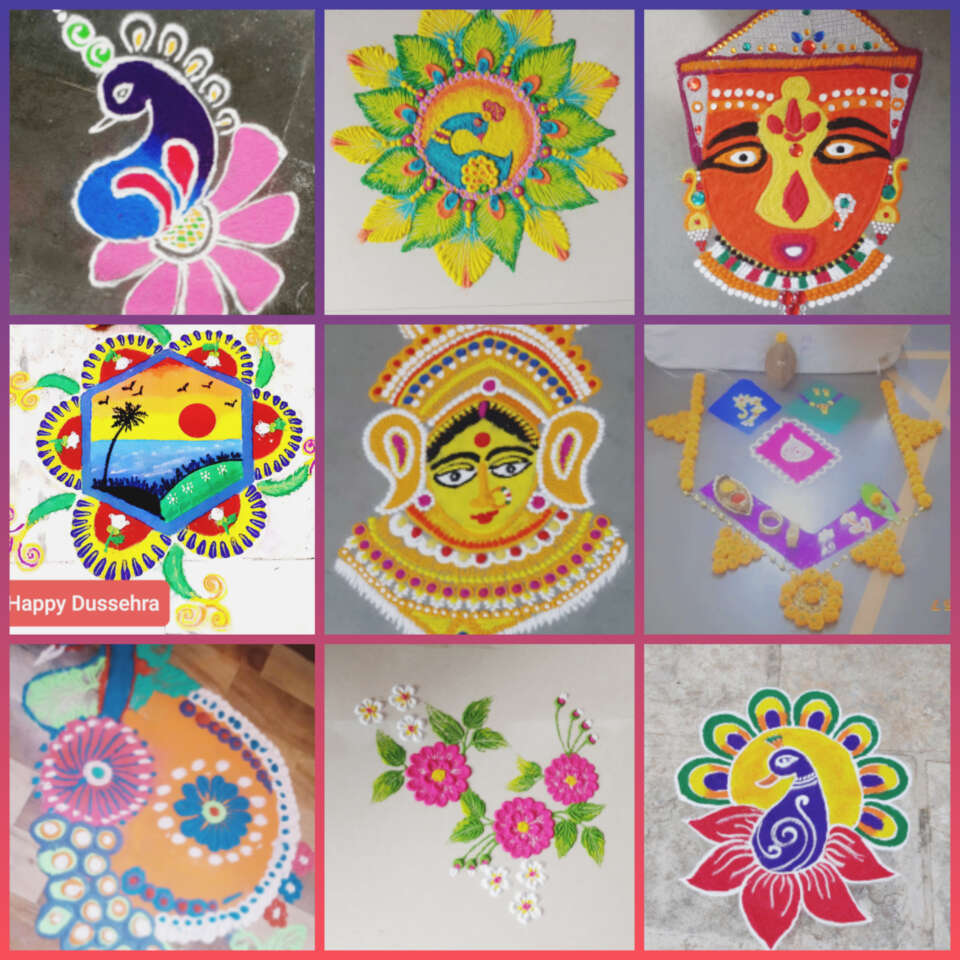 Rangoli Competition – High School — Little Flower Convent High School